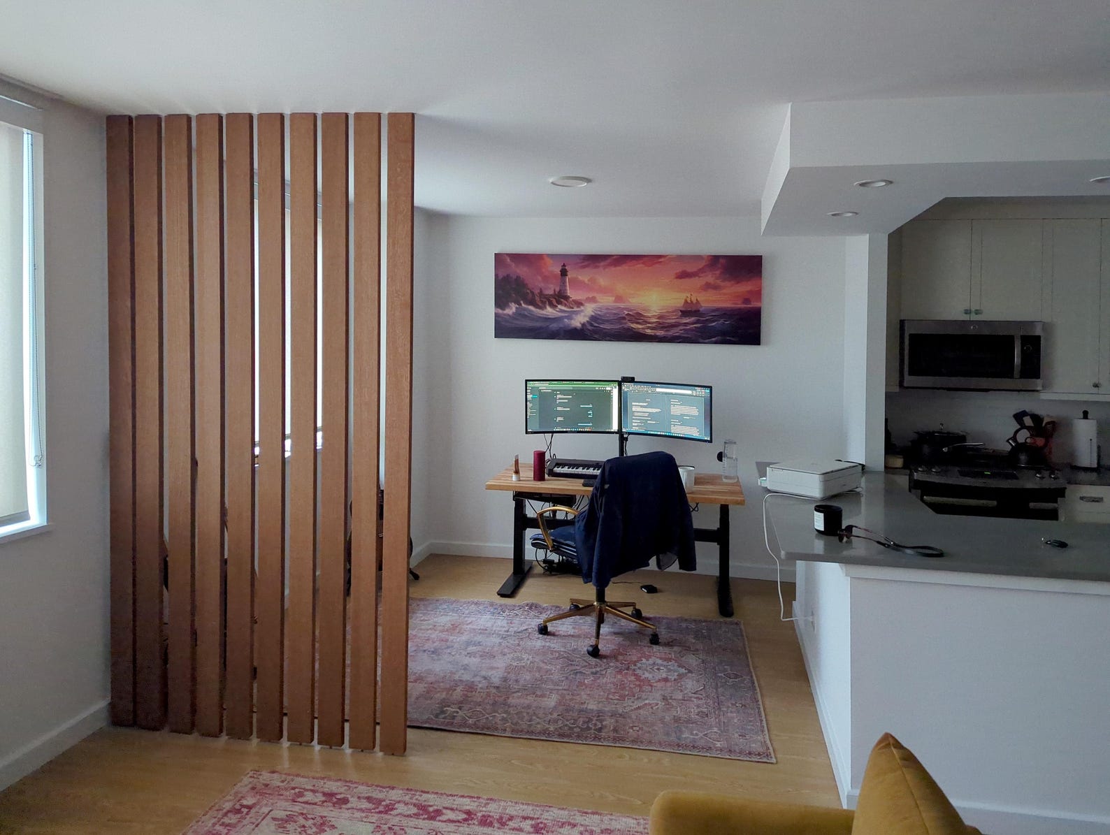 Fully Rotatable Wood Slats | Customizable Room Dividers | Adjustable ...