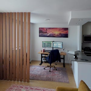 Fully Rotatable Wood Slats | Customizable Room Dividers | Adjustable ...