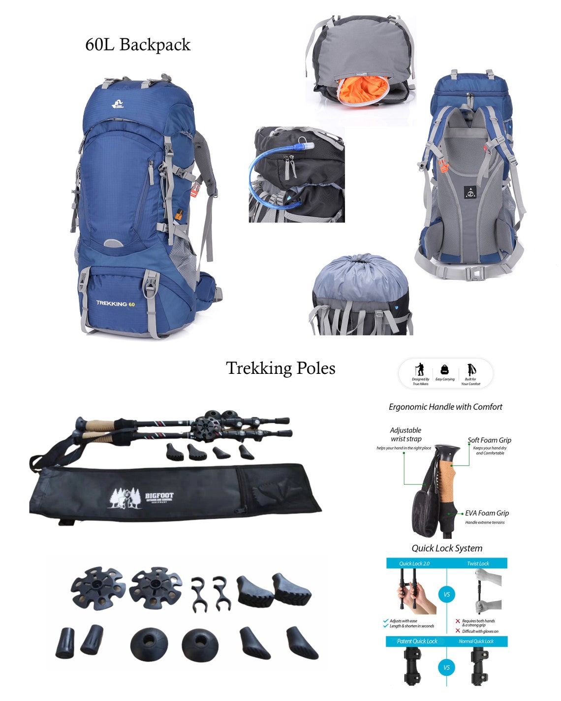 Hiking Kit Backpacking Kit Gift Pack for Outdoors Ultimate - Etsy