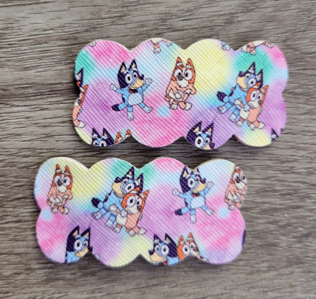 Blue Dog Cartoon Character, Girl Hair Barrette, Snap Clip Barrettes ...