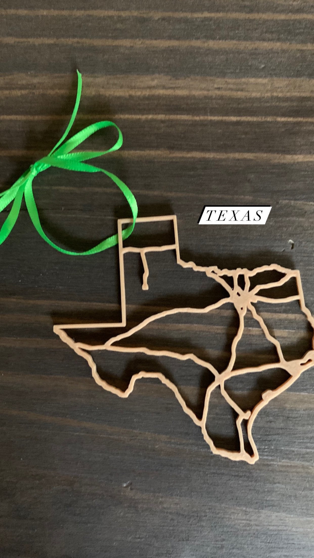 3D Printed State Ornaments - Etsy