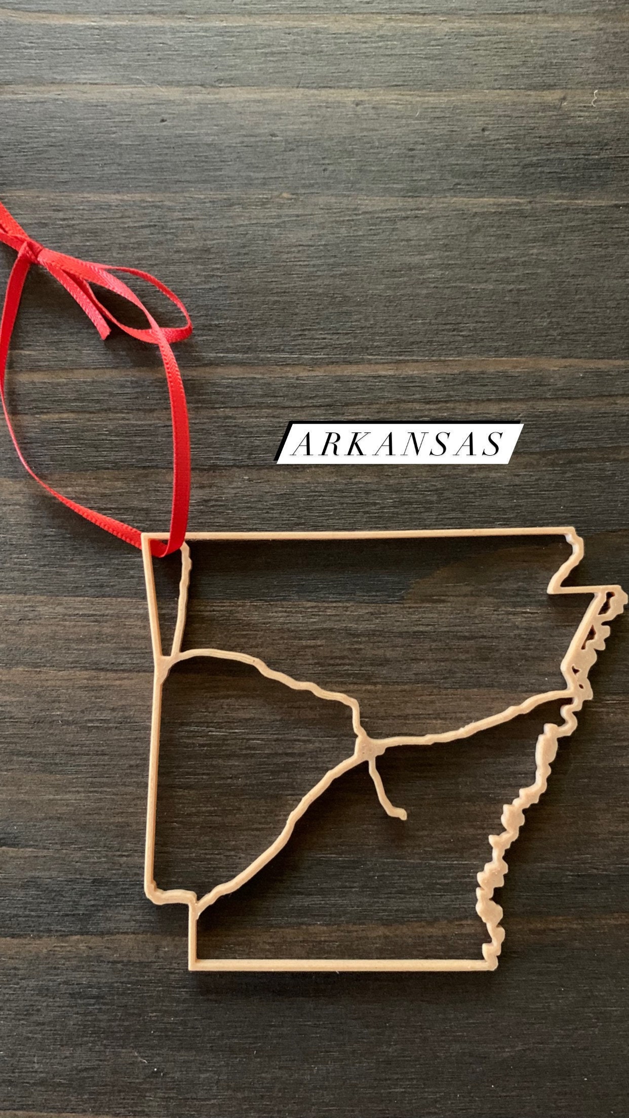 3D Printed State Ornaments - Etsy