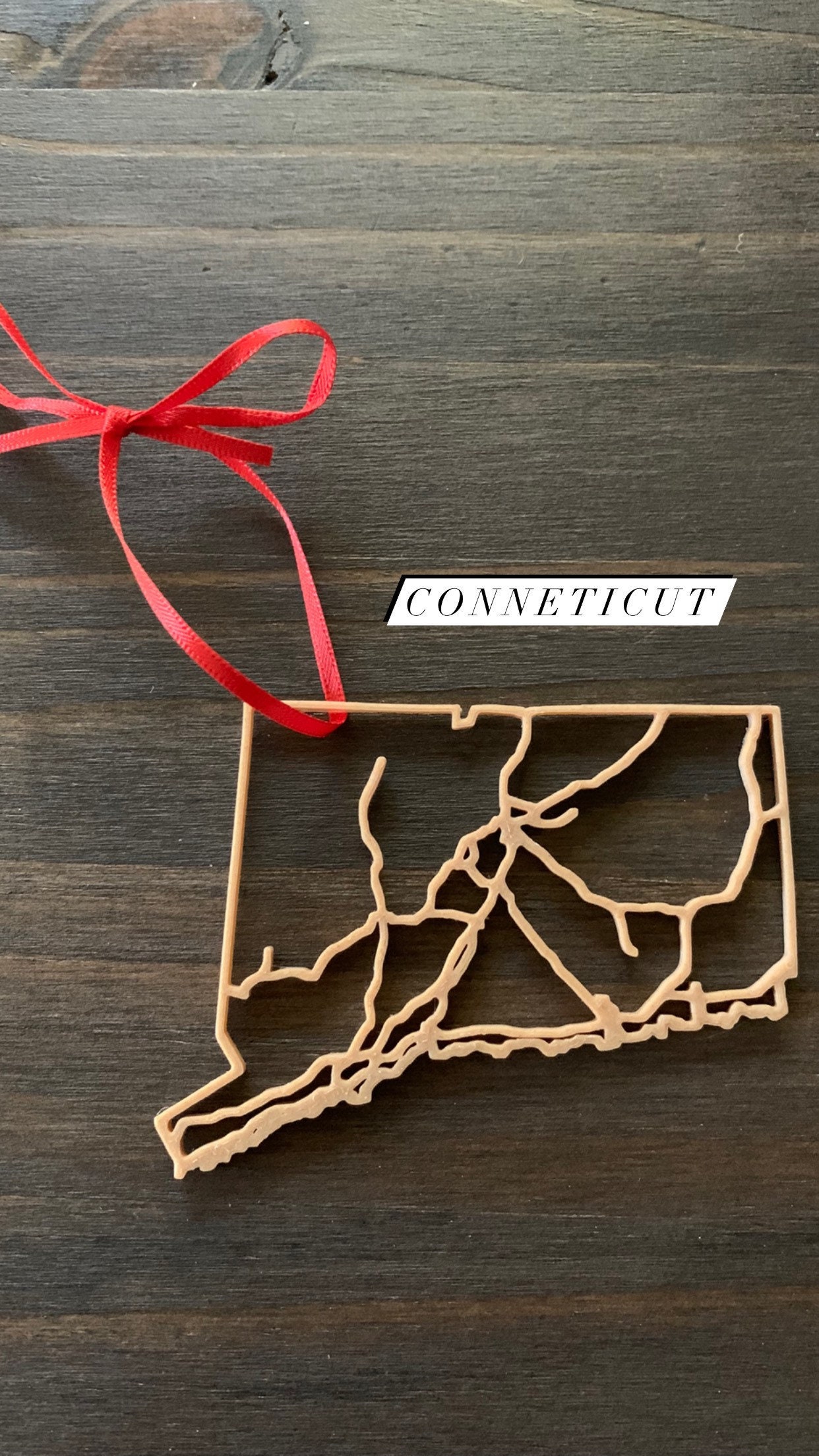 3D Printed State Ornaments - Etsy