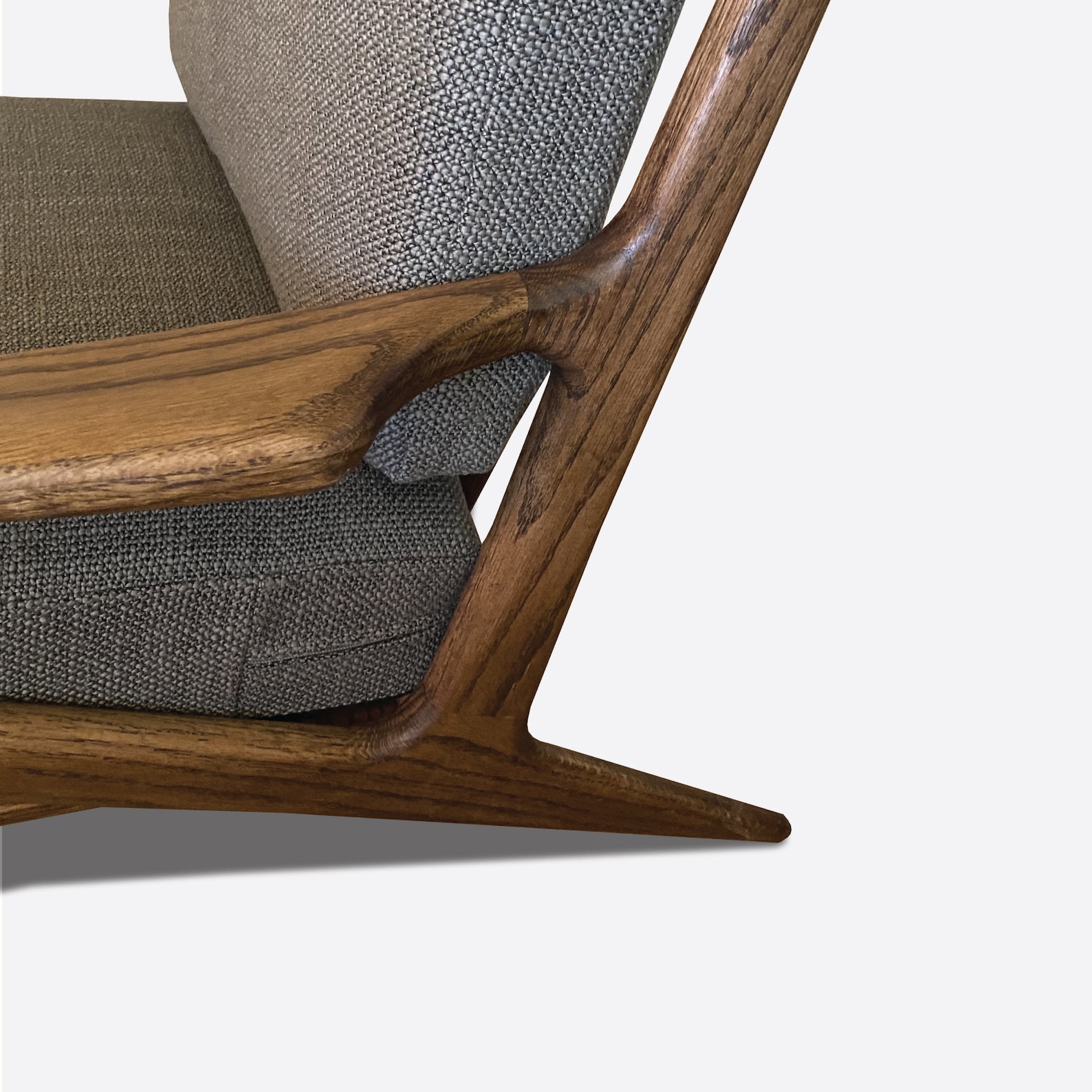 Z Chair. Mid-century Modern Interpretation, Poul Jensen Z-chair. Solid ...