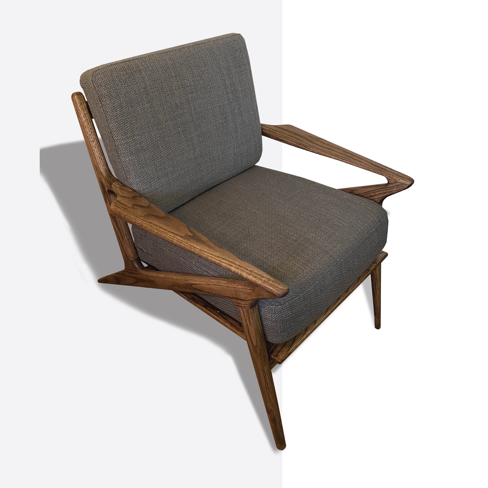 Z Chair. Mid-century Modern Interpretation, Poul Jensen Z-chair. Solid ...