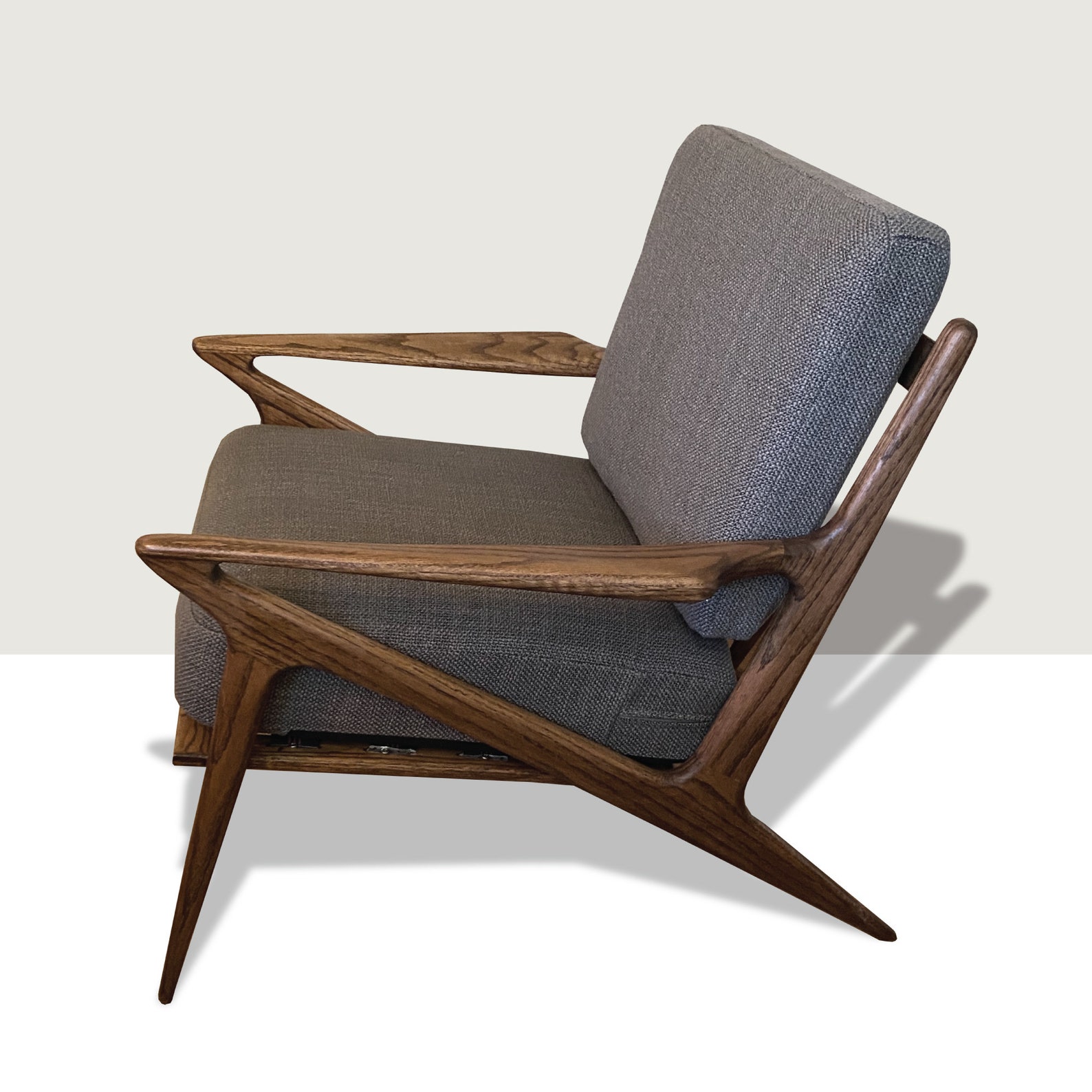 Z Chair. Mid-century Modern Interpretation, Poul Jensen Z-chair. Solid ...