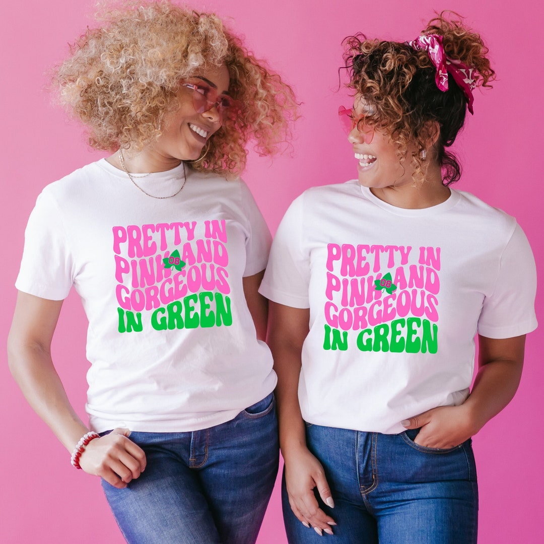 Alpha Kappa Alpha Sorority Pretty in Pink and Gorgeous in Green Ivy ...