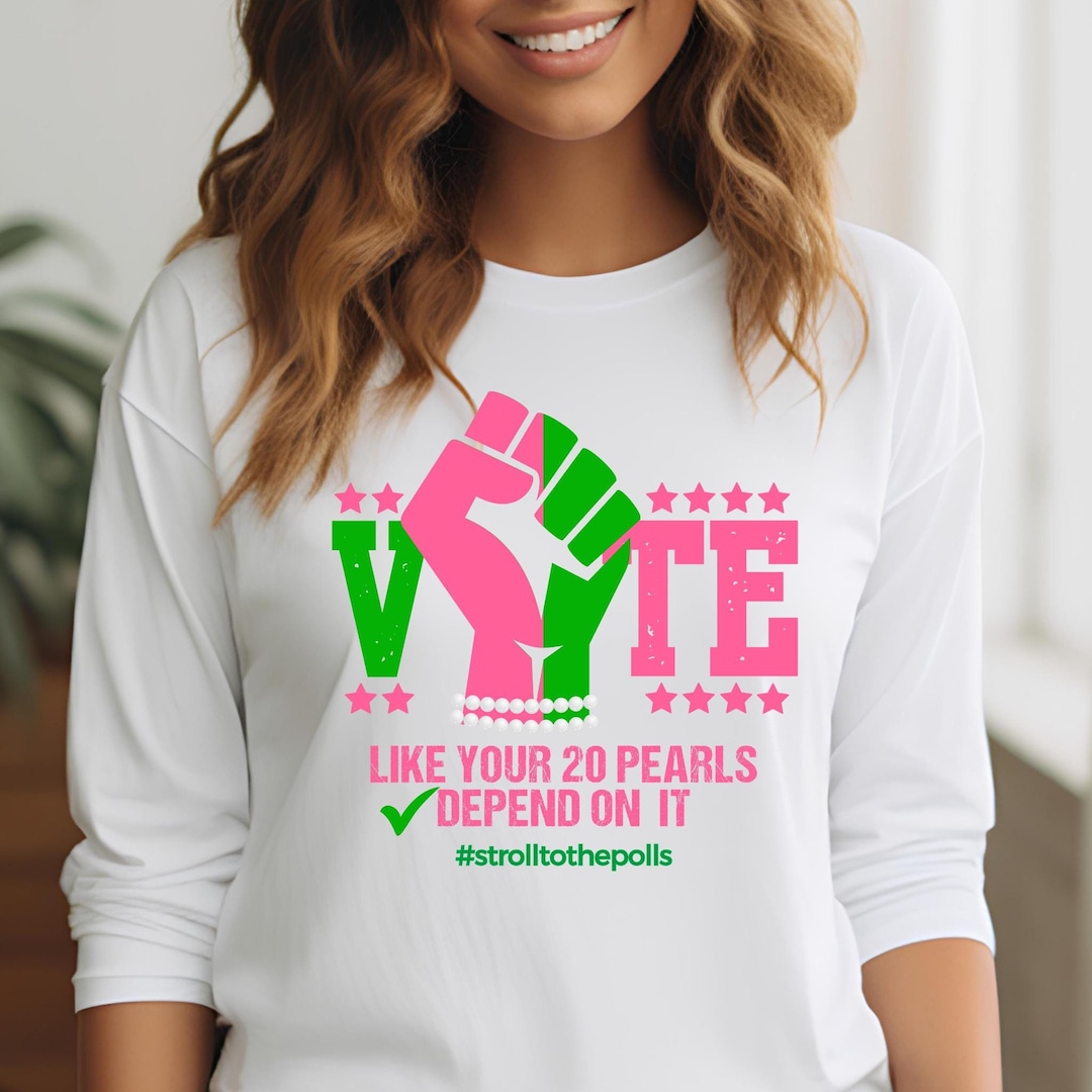 Alpha Kappa Alpha Sorority Election 2024 Voting Long Sleeve T-Shirt ...