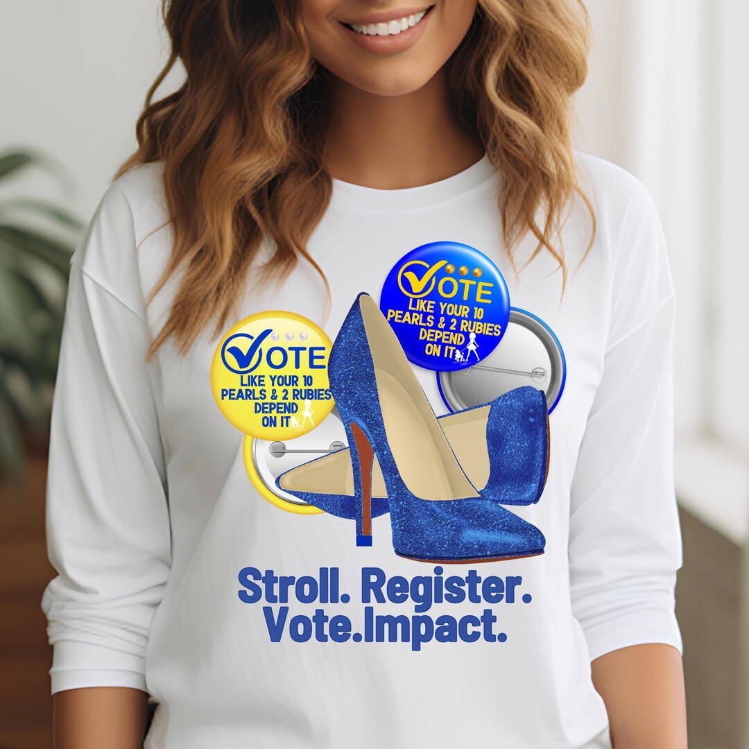 Sigma Gamma Rho Sorority Voting 2024 Election Long Sleeve T-shirt ...