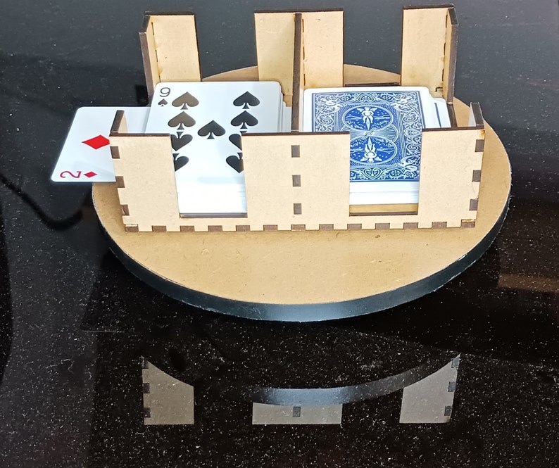 The Cardizan Playing Card Organizer With Canasta Slots - Etsy
