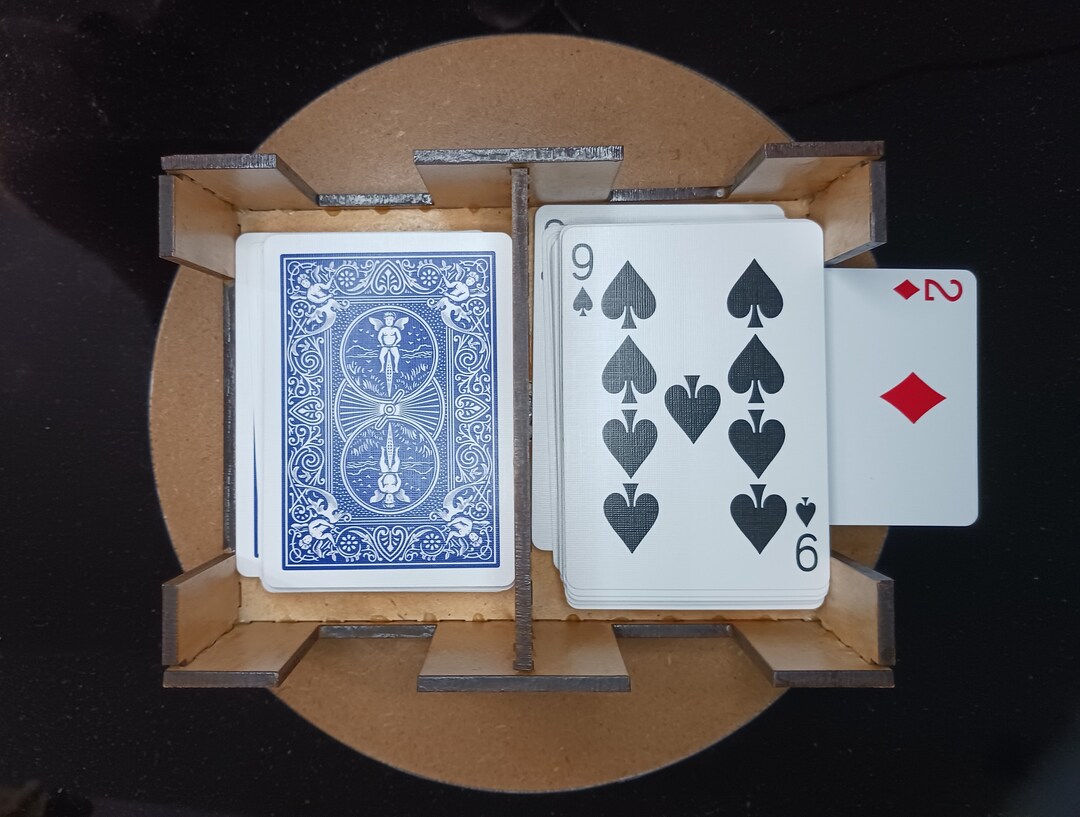 The Cardizan Playing Card Organizer With Canasta Slots - Etsy