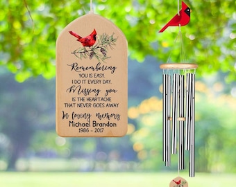 Ceramic Cardinal Wind Chime - Etsy