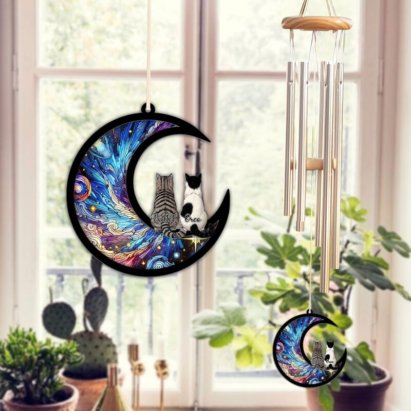 Cat Suncatcher - Etsy