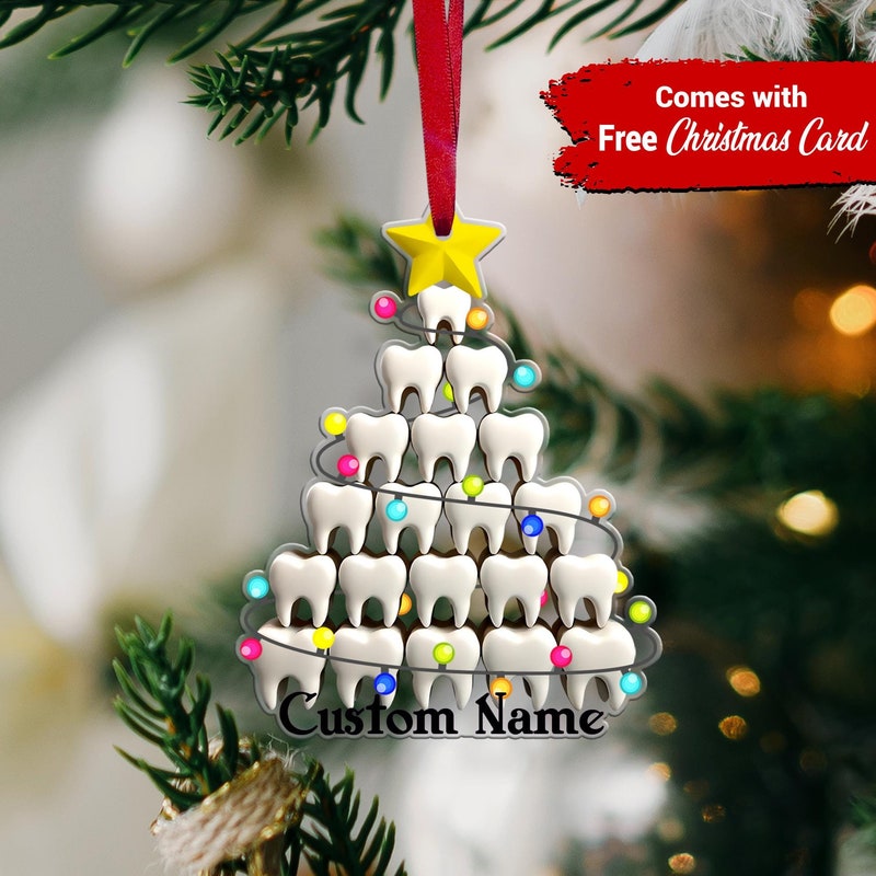 Dental Christmas Ornaments - Etsy