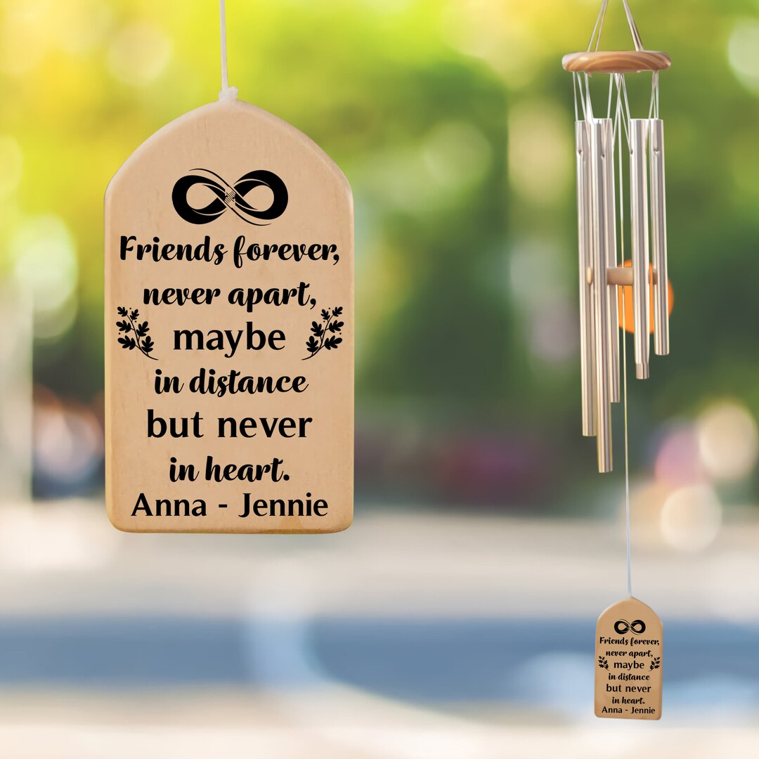Personalized Infinity Friendship Keepsake, Friends Forever, Never Apart ...