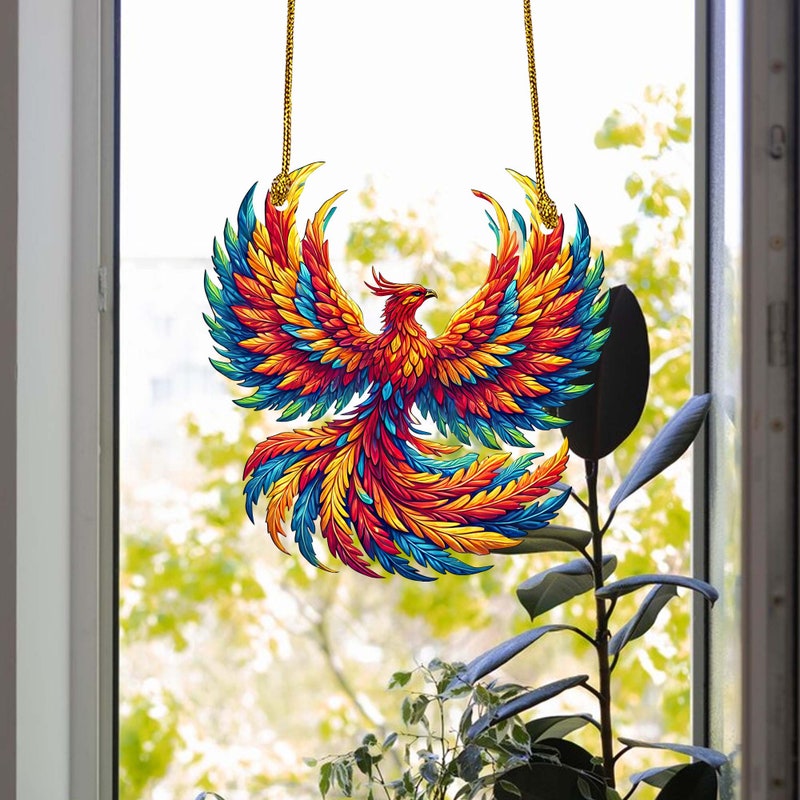 Phoenix Bird Art - Etsy