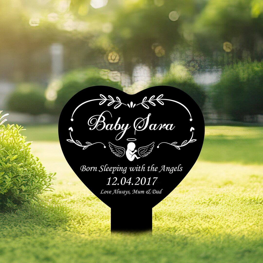 Loss of Baby Memorial Stake Acrylic, Stillborn Miscarriage Pregnancy ...