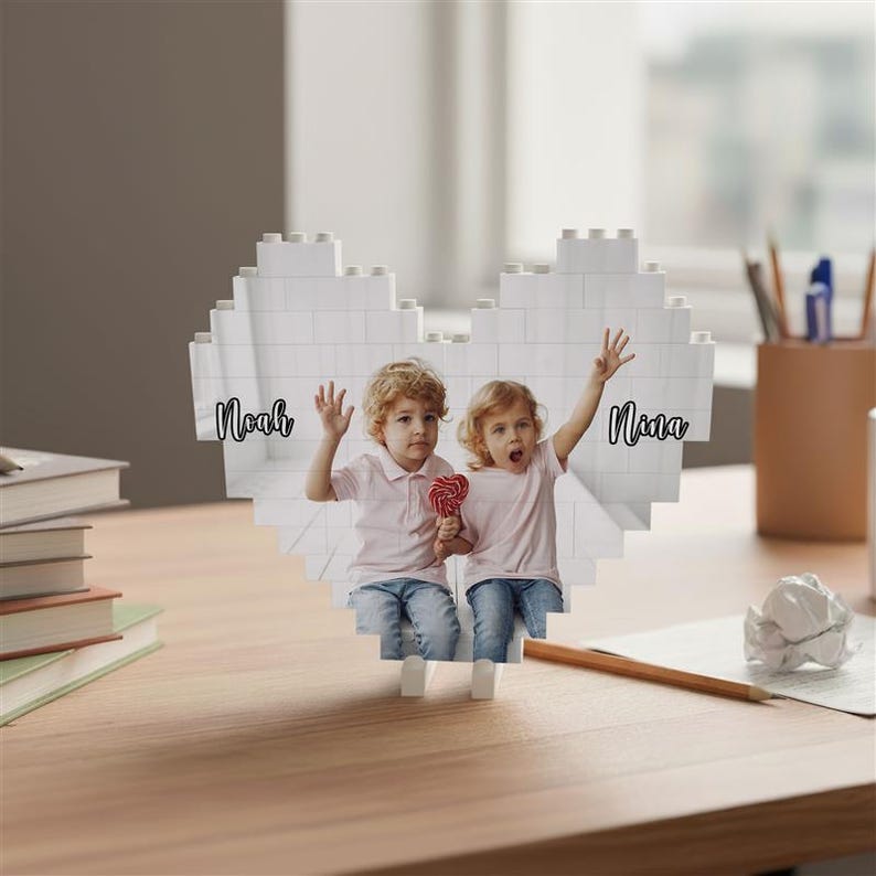 Custom Photo Building Block, Baby Picture, Newborn Keepsake - Etsy