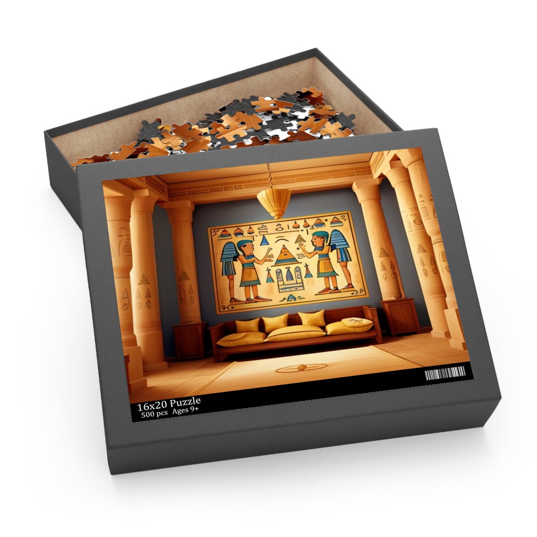 Ancient Egypt King's Chamber Puzzle Ancient Egypt Puzzle Colorful ...