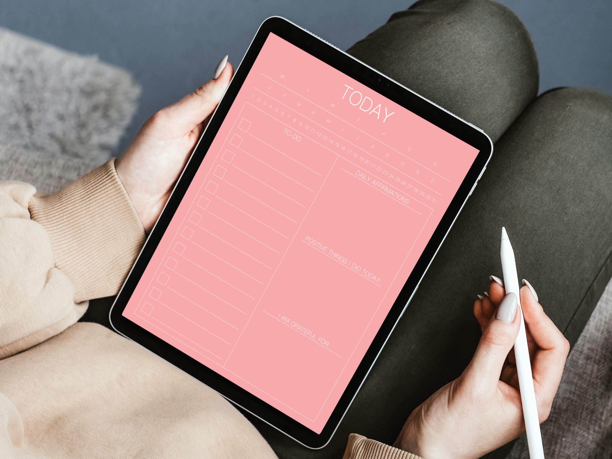 Daily Goodnotes Template Planner Insert for Goodnotes App PDF Planner ...