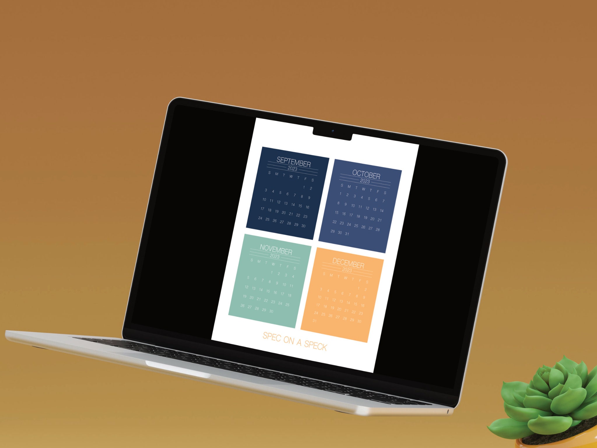 Printable Mini Calendars 2023 - Mini Desk Calendar Cards - Small ...