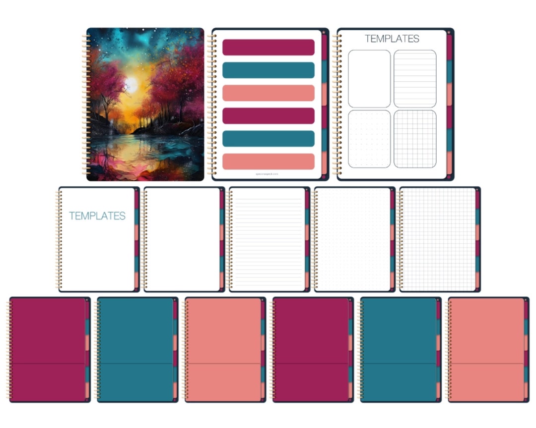 6 Subject Goodnotes Notebook - Digital Notebook - Notebook for ...