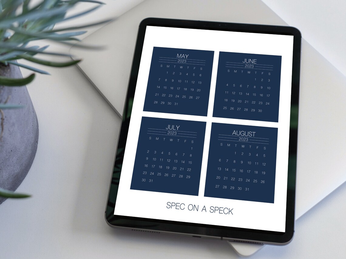 Printable Calendar for 2023 Printable Mini Calendars 2023 Mini Desk ...