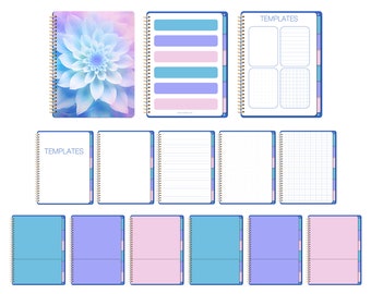 Colorful Paint Goodnotes Notebook Digital Notebook With 6 Subjects ...