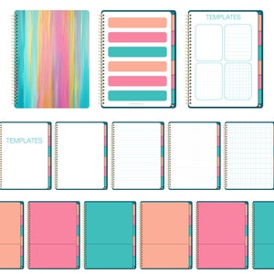 Colorful Paint Goodnotes Notebook - Digital Notebook With 6 Subjects ...