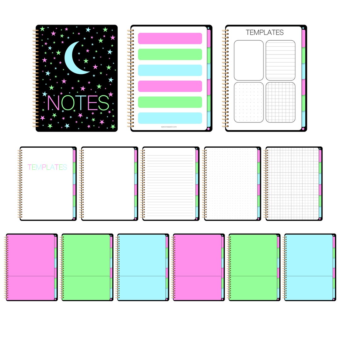 Goodnotes Notebook - Digital Notebook for Goodnotes - Notebook With ...