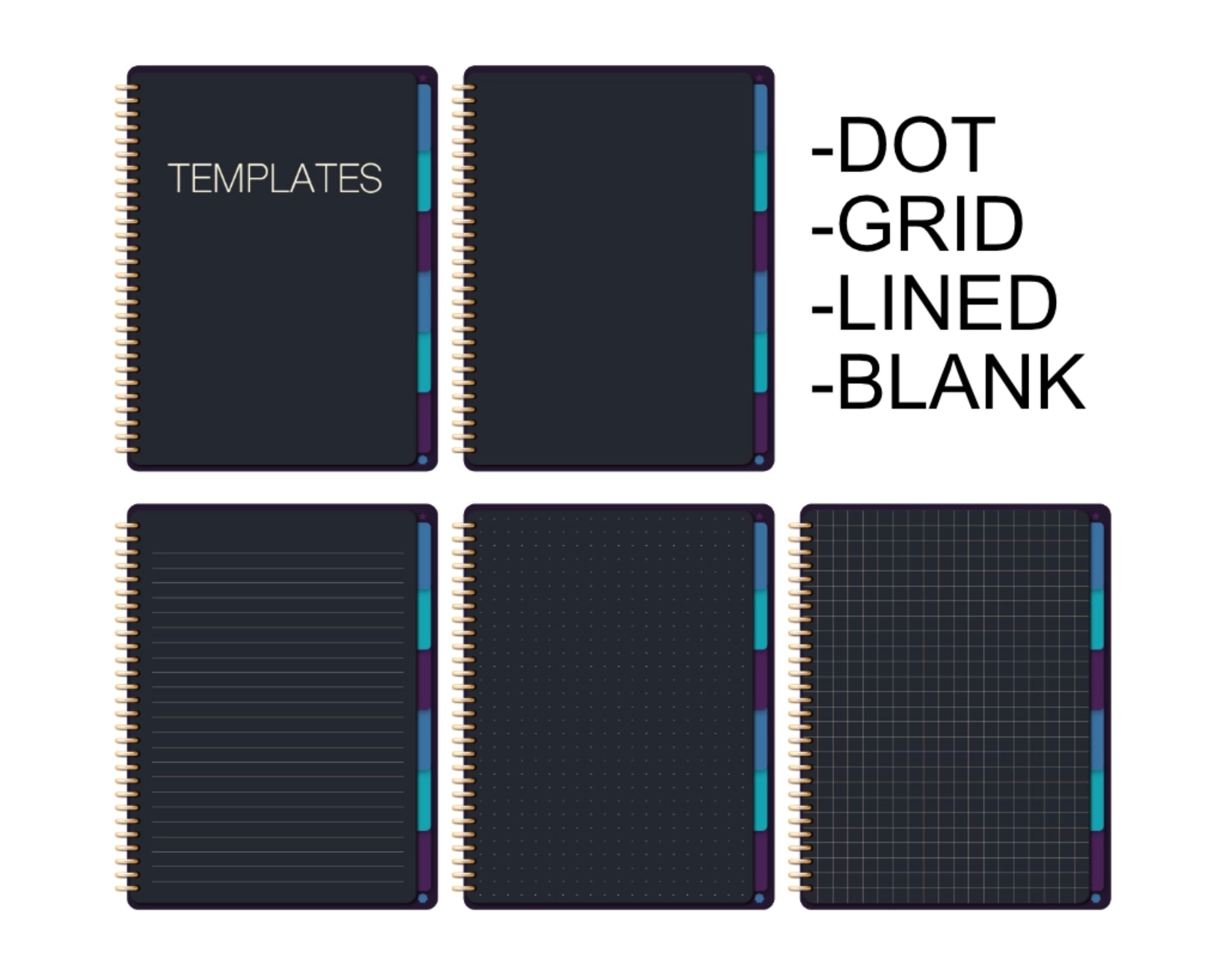Notebook for Goodnotes - Hyperlinked Notebook PDF - Goodnotes Notebook ...