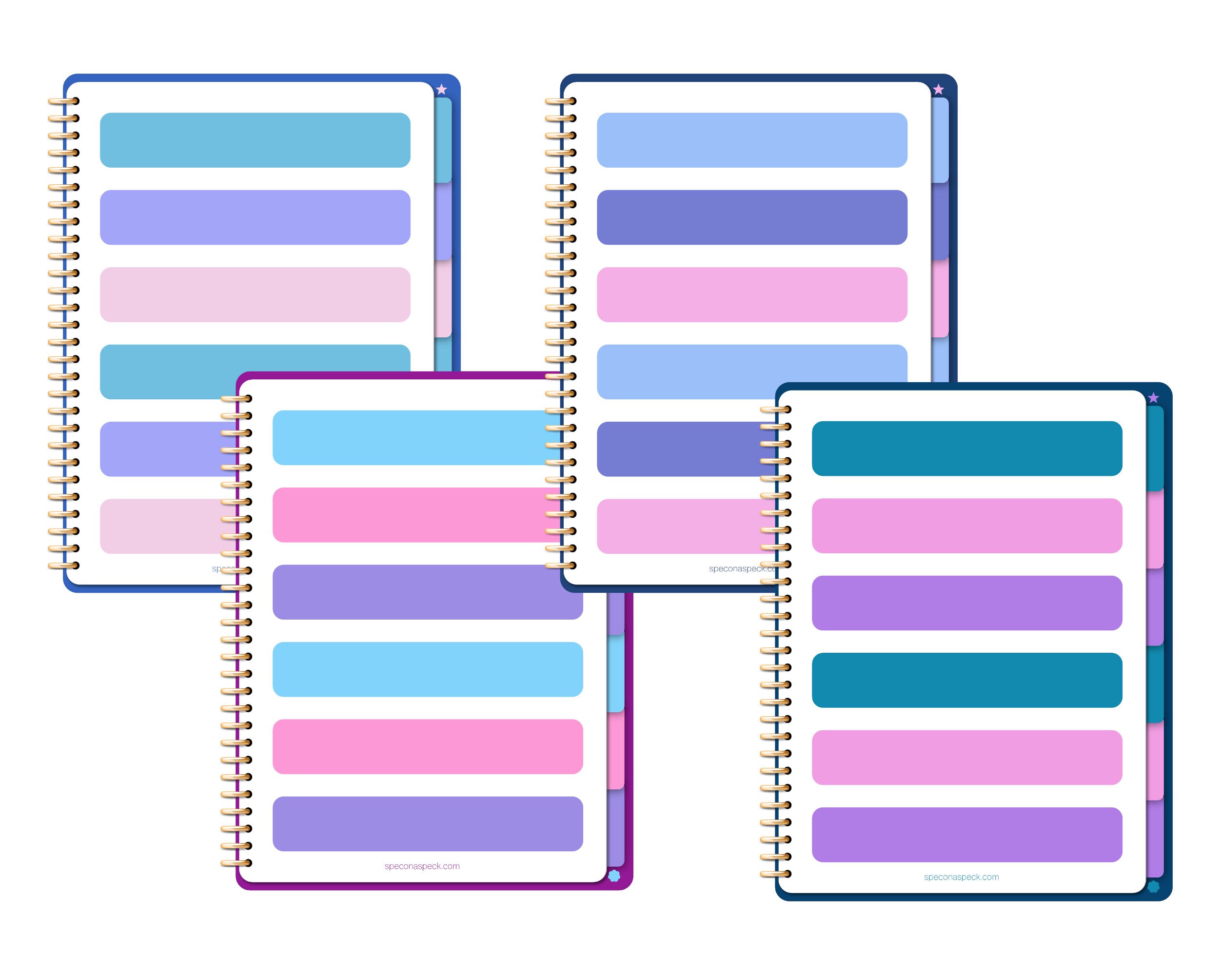 Goodnotes Notebooks Bundle - Four Notebooks for Goodnotes - Digital ...