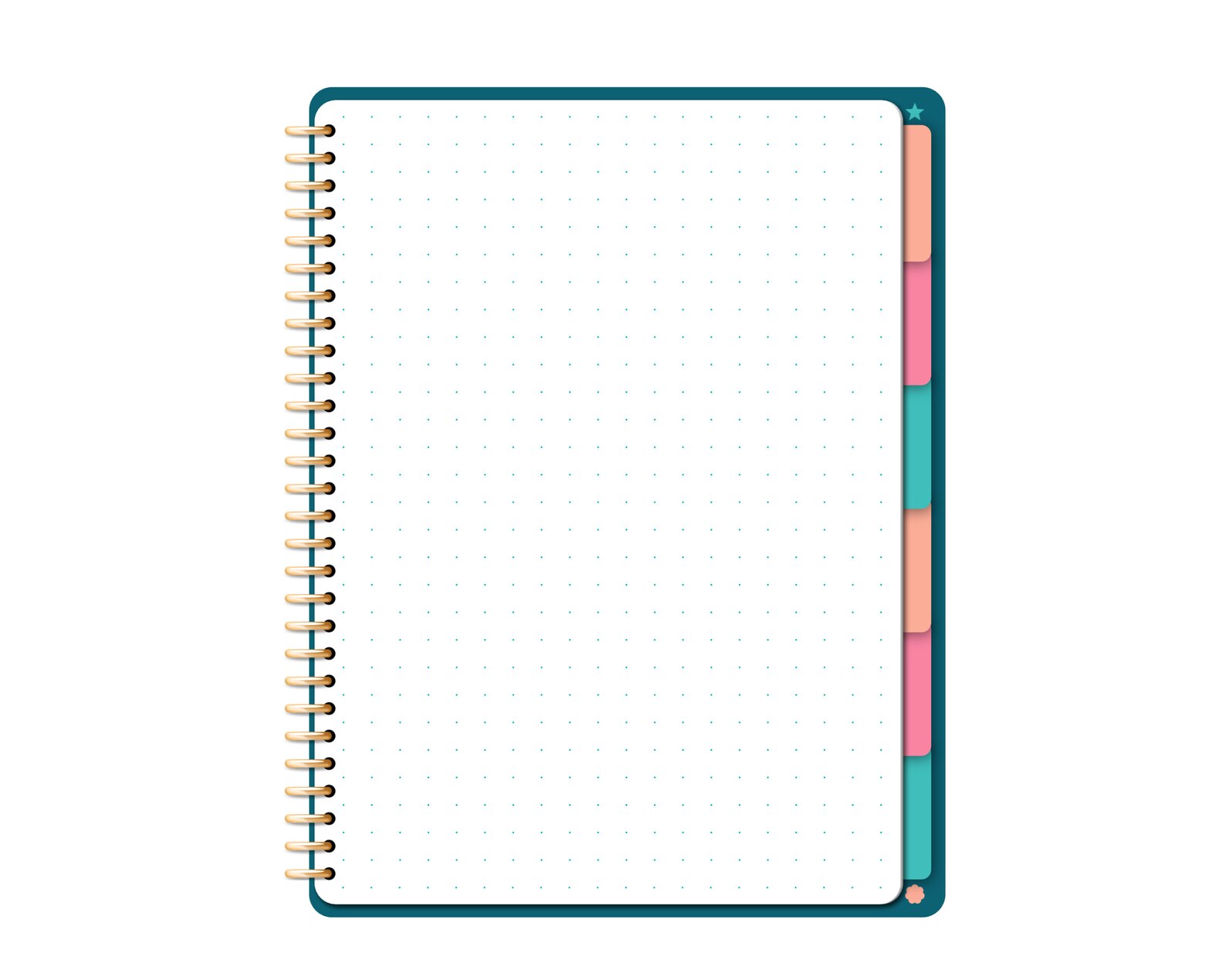 Colorful Paint Goodnotes Notebook Digital Notebook With 6 Subjects ...
