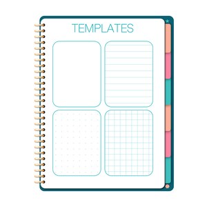 Colorful Paint Goodnotes Notebook - Digital Notebook With 6 Subjects ...
