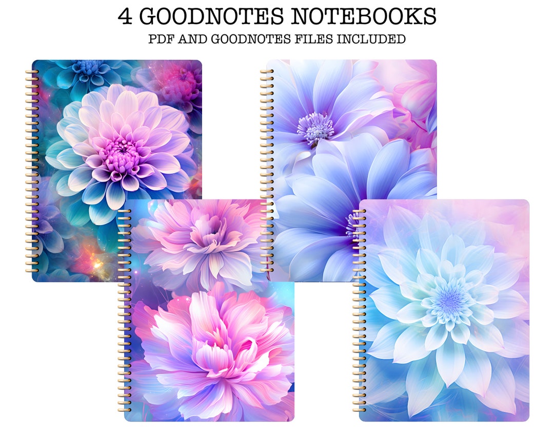Goodnotes Notebooks Bundle - Four Notebooks for Goodnotes - Digital ...