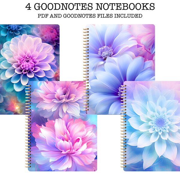 Colorful Paint Goodnotes Notebook Digital Notebook With 6 Subjects ...
