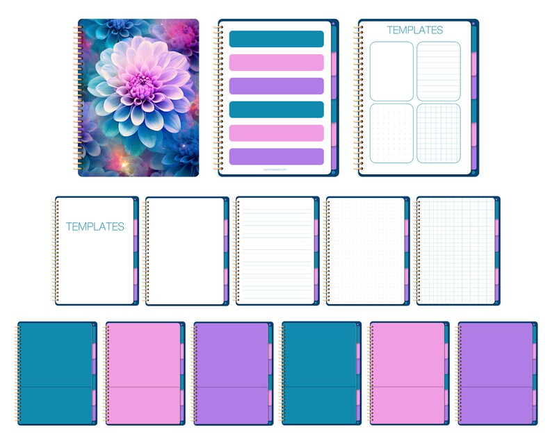 Goodnotes Notebooks Bundle - Four Notebooks for Goodnotes - Digital ...