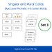 Singular and Plural Activity Cards Level 2 Blue Level, Montessori Shelf ...