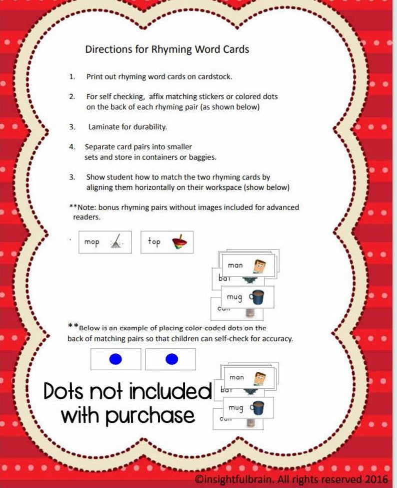 Rhyming Words Card Sets, Montessori Rhyming Words, Homeschool Rhyming ...