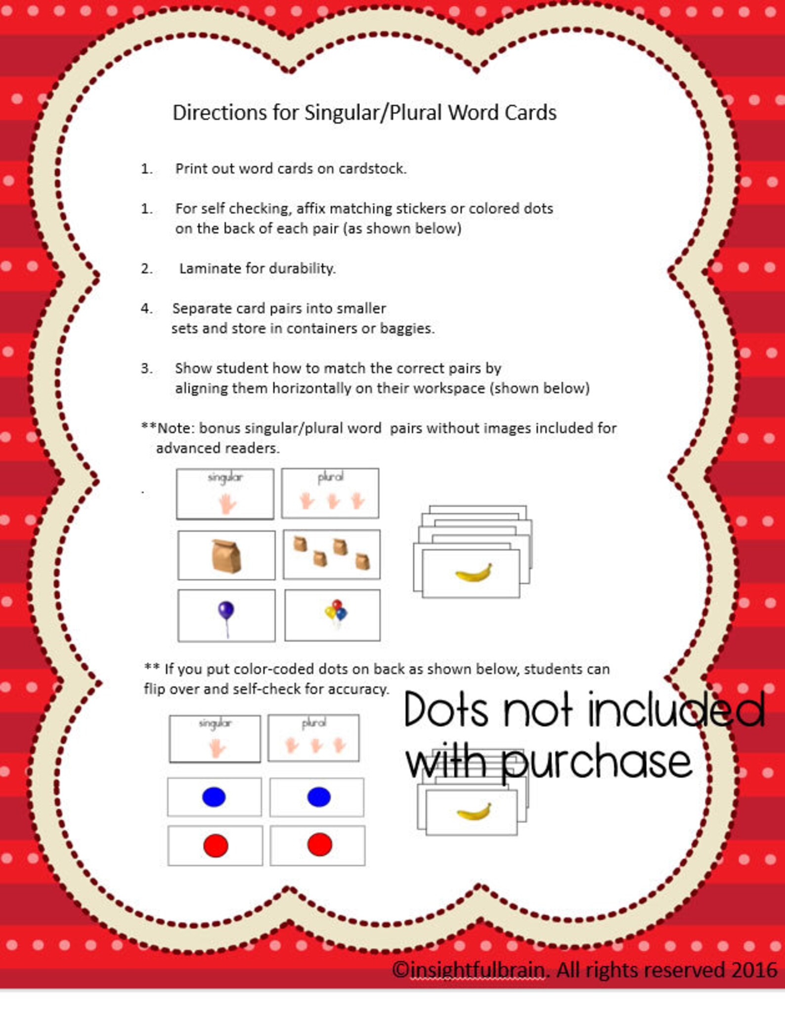 Singular and Plural Activity Cards, Montessori Shelf, Montessori ...