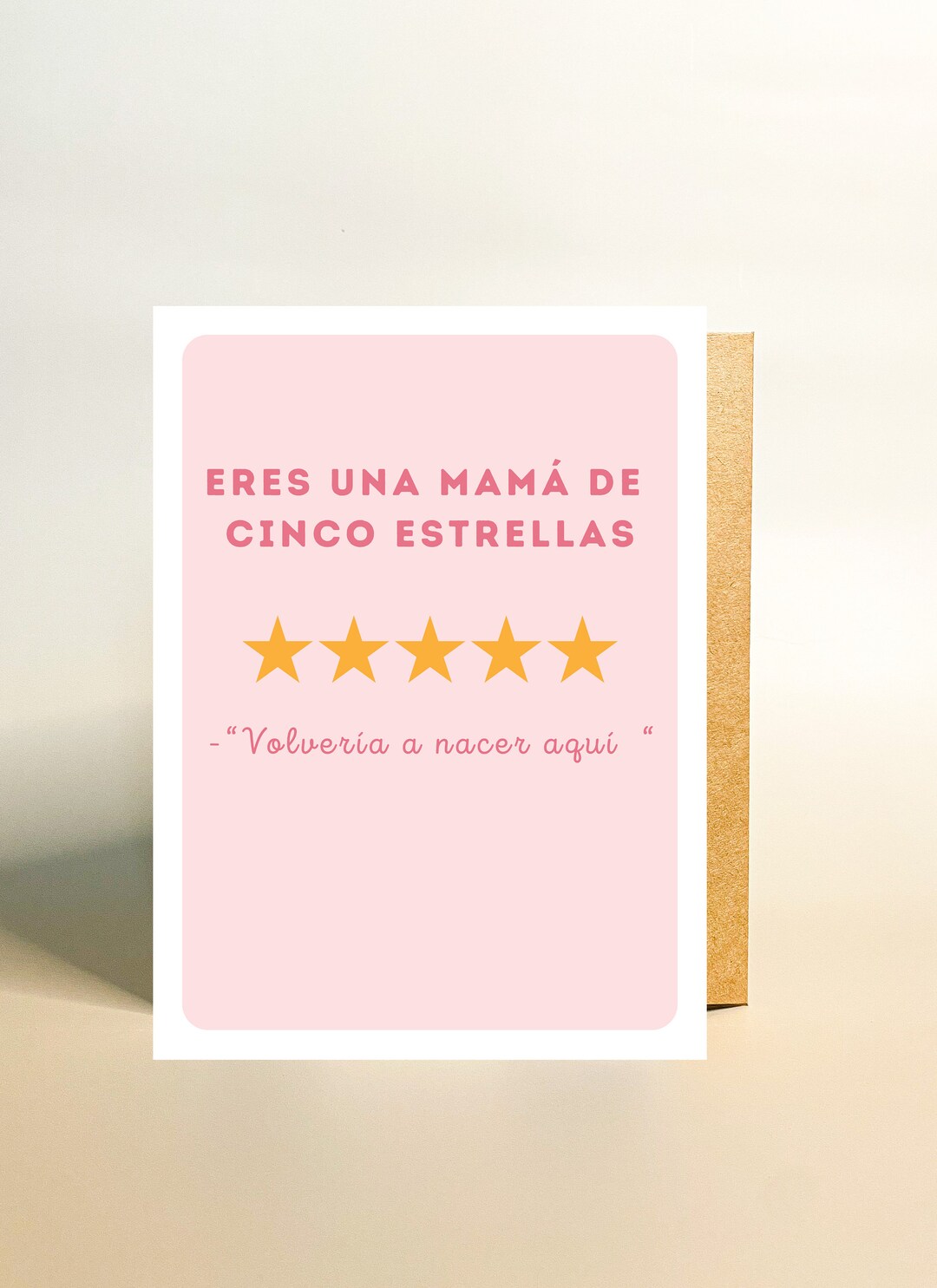 Mother’s Day Card, Tarjeta Día De Las Madres, Funny Spanish Custom ...