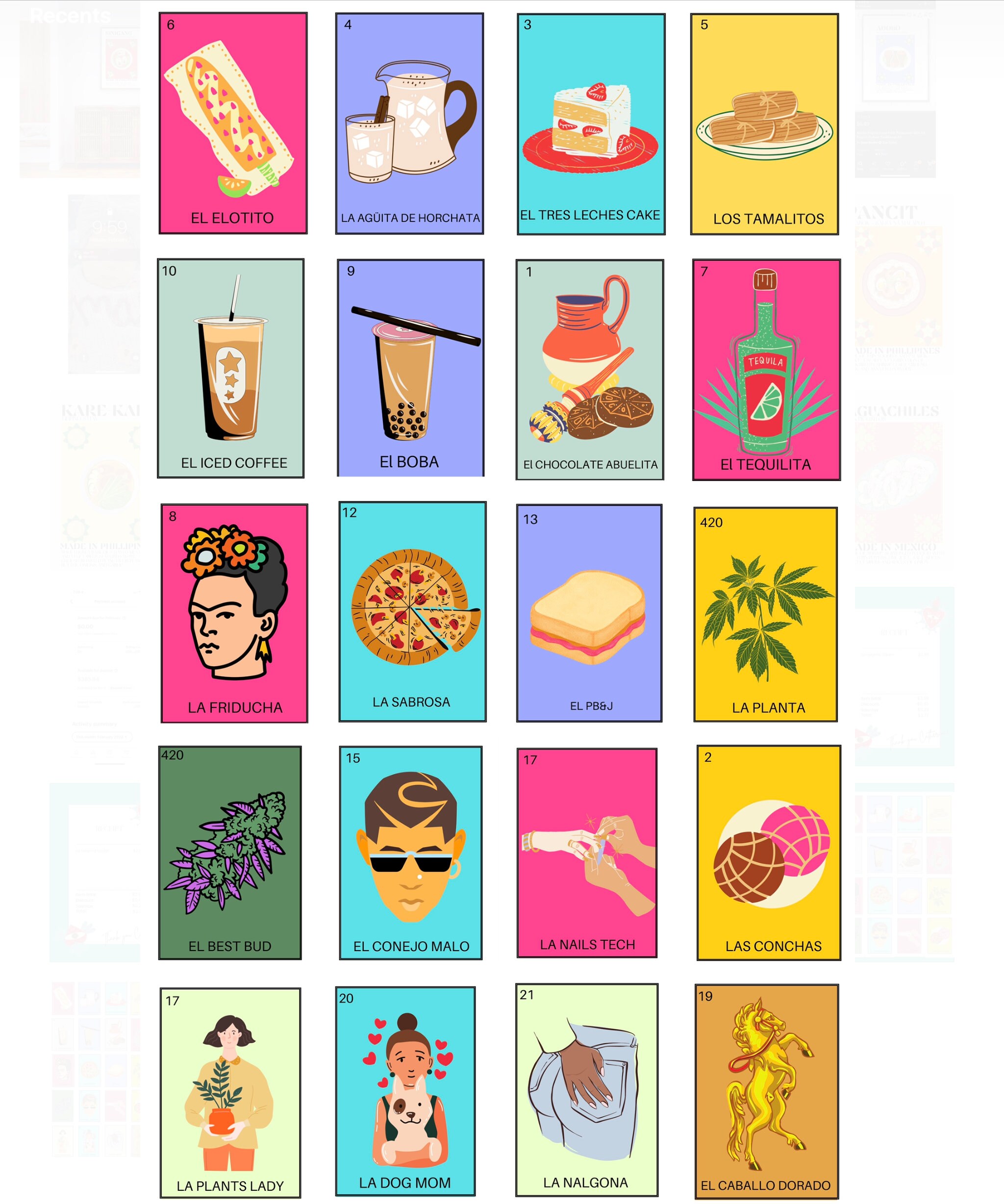 Lotería Sticker Tamales Mexican Food, Cool Sticker, Hydro Flask Sticker ...