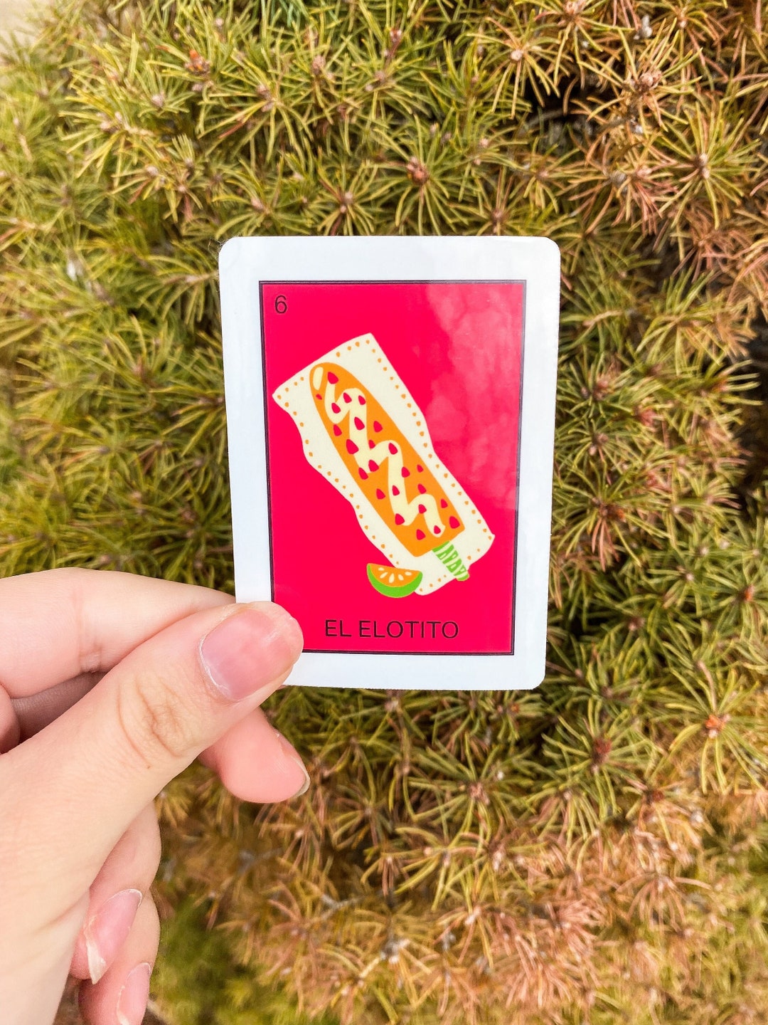 Lotería Style Mexican Elote Sticker, Mexican Art, Cool Sticker,hydro ...