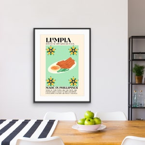 Lumpia Filipino Food Wall Art, Digital Print, Philippines, Filipino ...