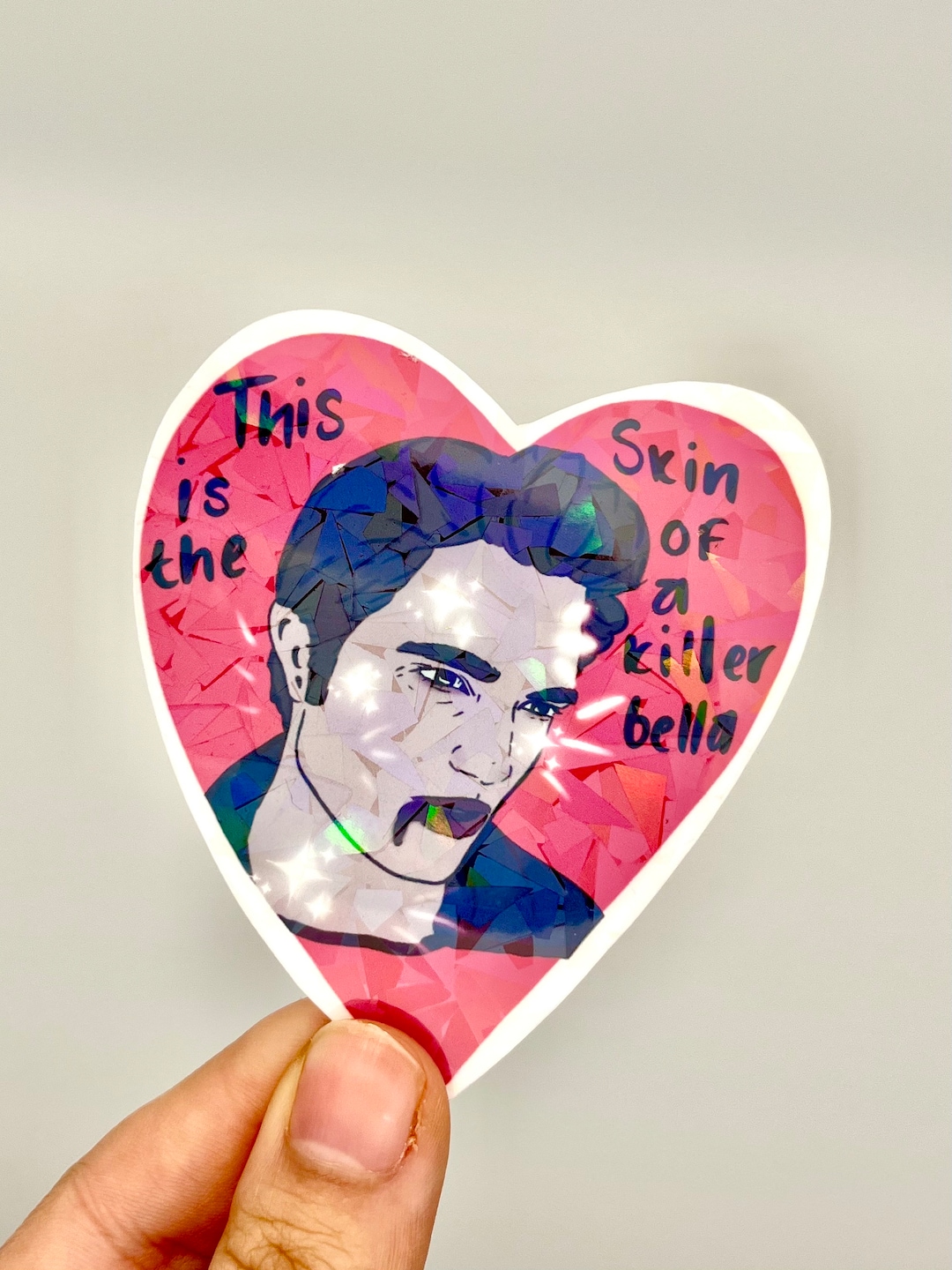 Edward Twilight Funny Stickers, Shiny Holographic, Luchador Sticker ...