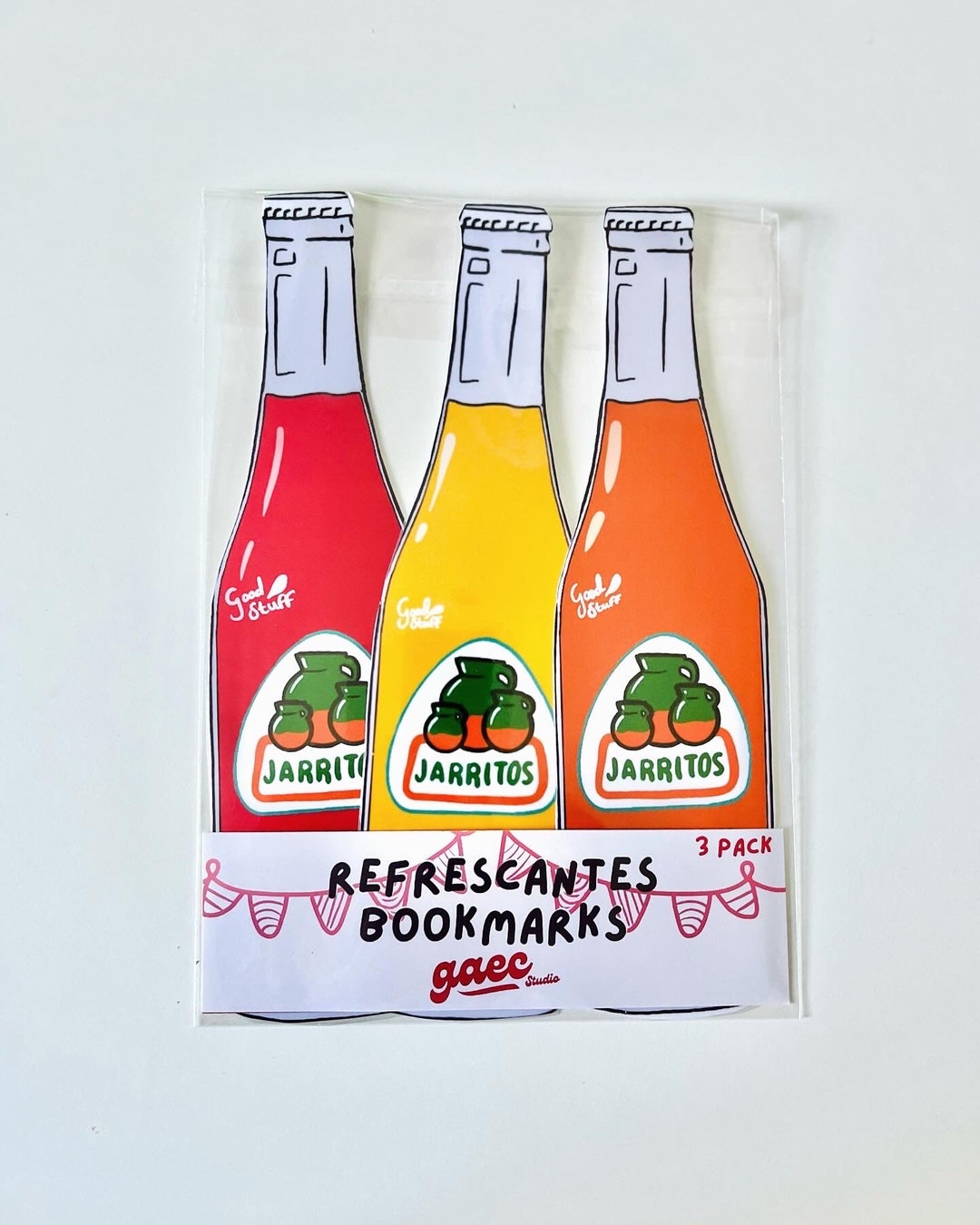 Jarritos BOOKMARK SET OF 3, Mexican Bookmak, Printable Bookmark ...