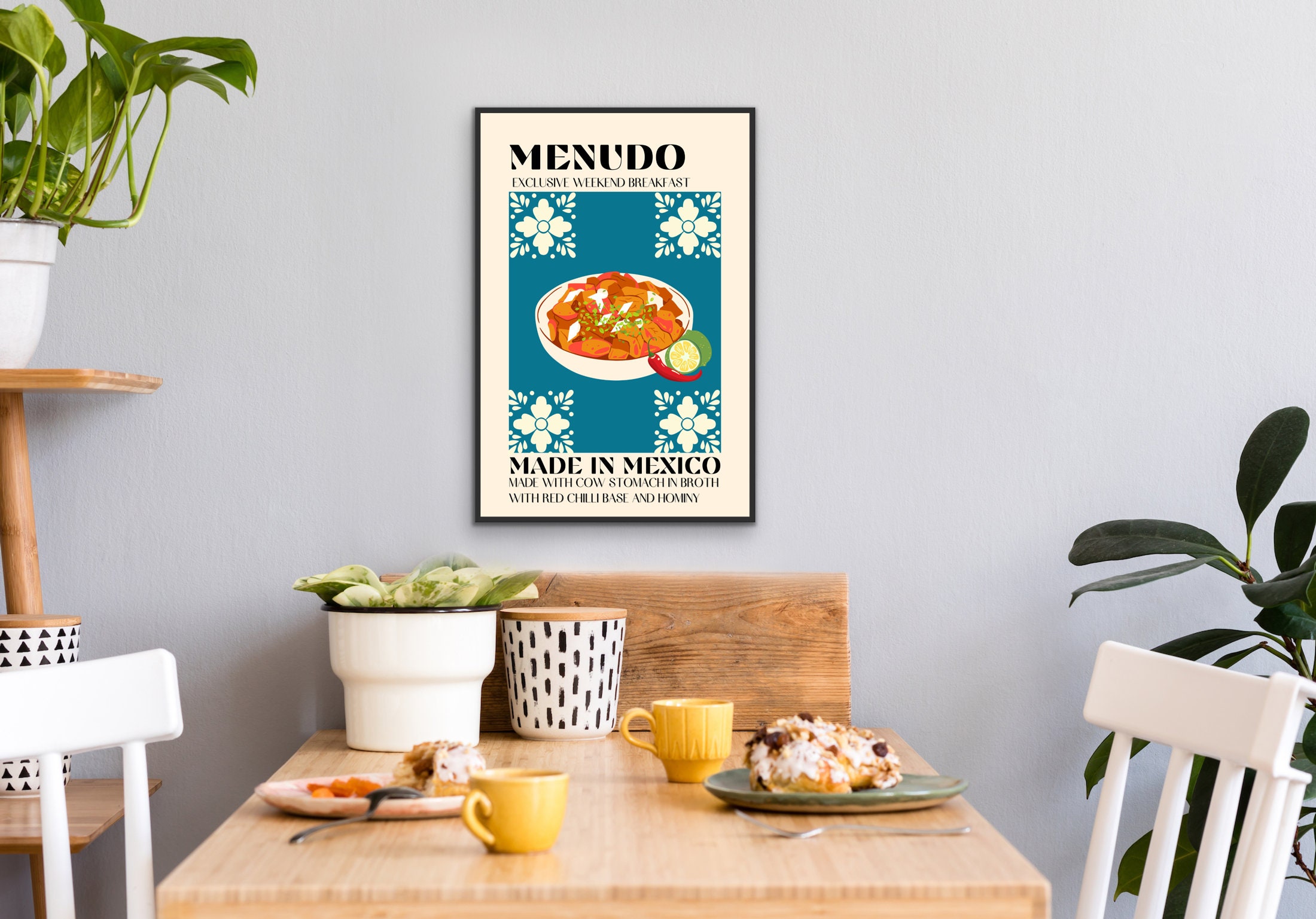 Menudo MEXICAN HOME DECOR, Mexican Food Poster, Wall Art, Kitchen ...