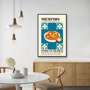 Menudo MEXICAN HOME DECOR, Mexican Food Poster, Wall Art, Kitchen ...