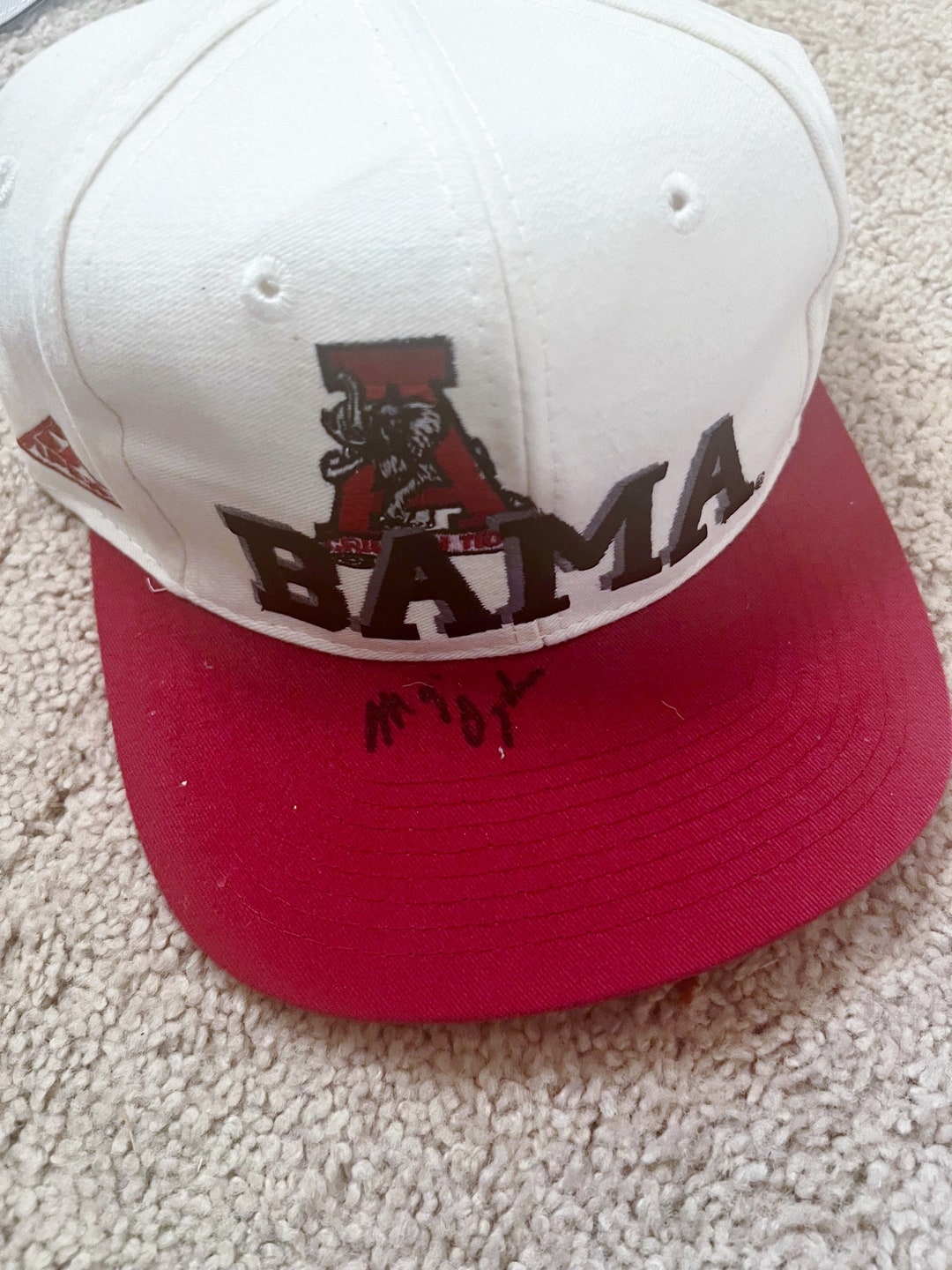 Major Ogilvie Alabama Legendary RB Signed Hat - Etsy