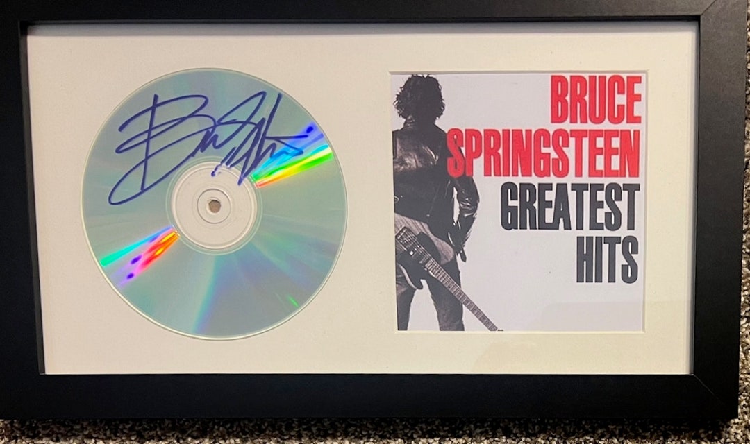 Bruce Springsteen Signed Framed CD With Cover 7x13 - Etsy
